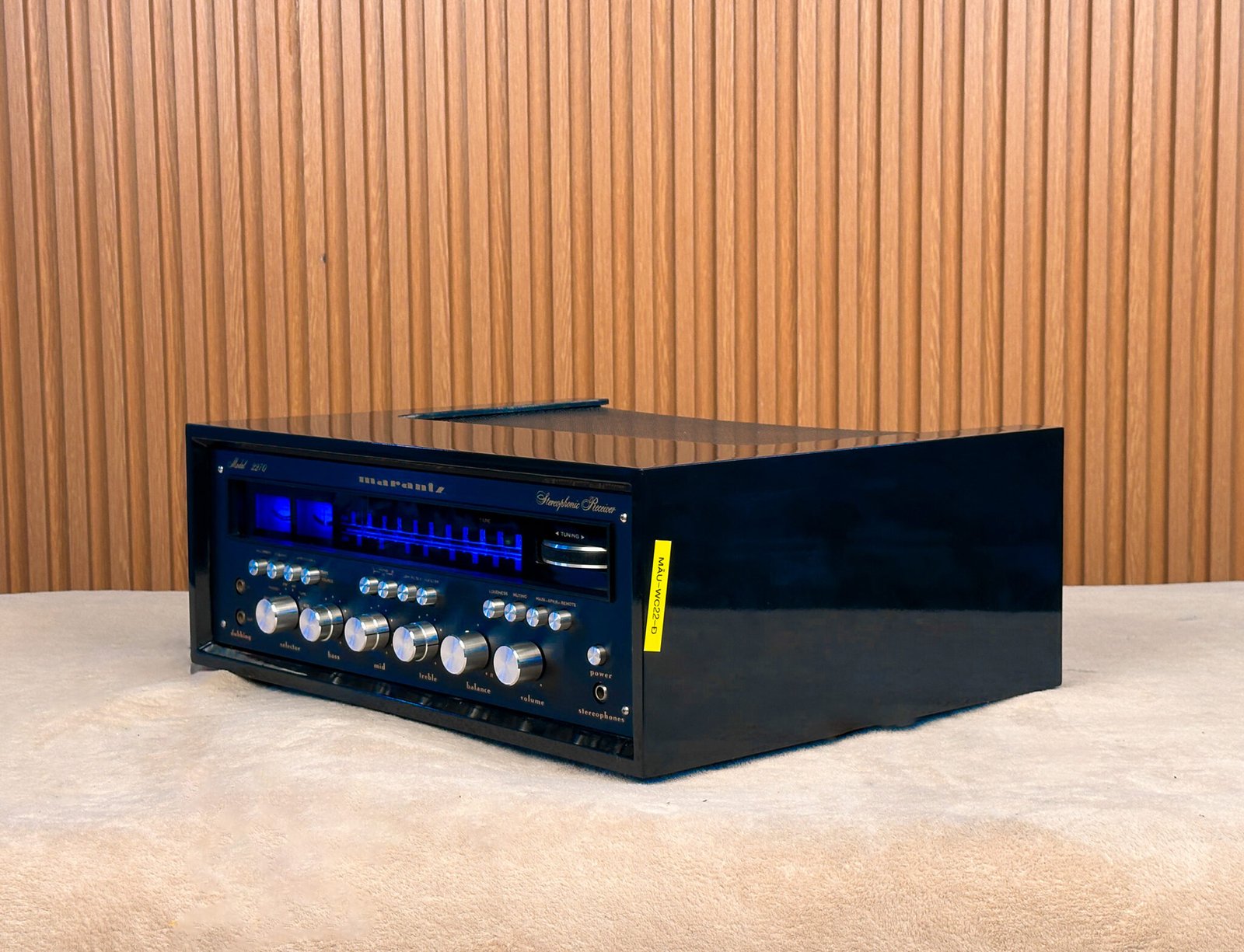 EXCELLENT MARANTZ 2270 BLACK FACE STEREO RECEIVER – BIG POWER, VINTAGE ...