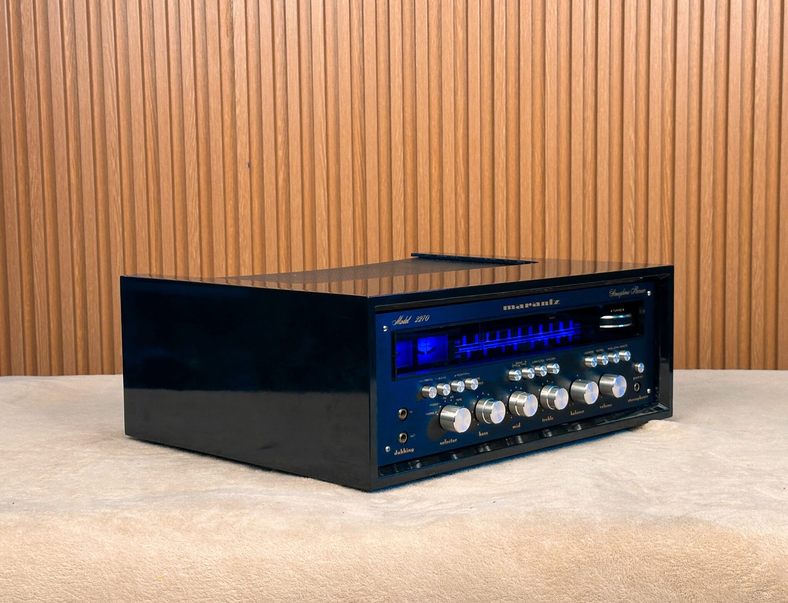EXCELLENT MARANTZ 2270 BLACK FACE STEREO RECEIVER – BIG POWER, VINTAGE ...