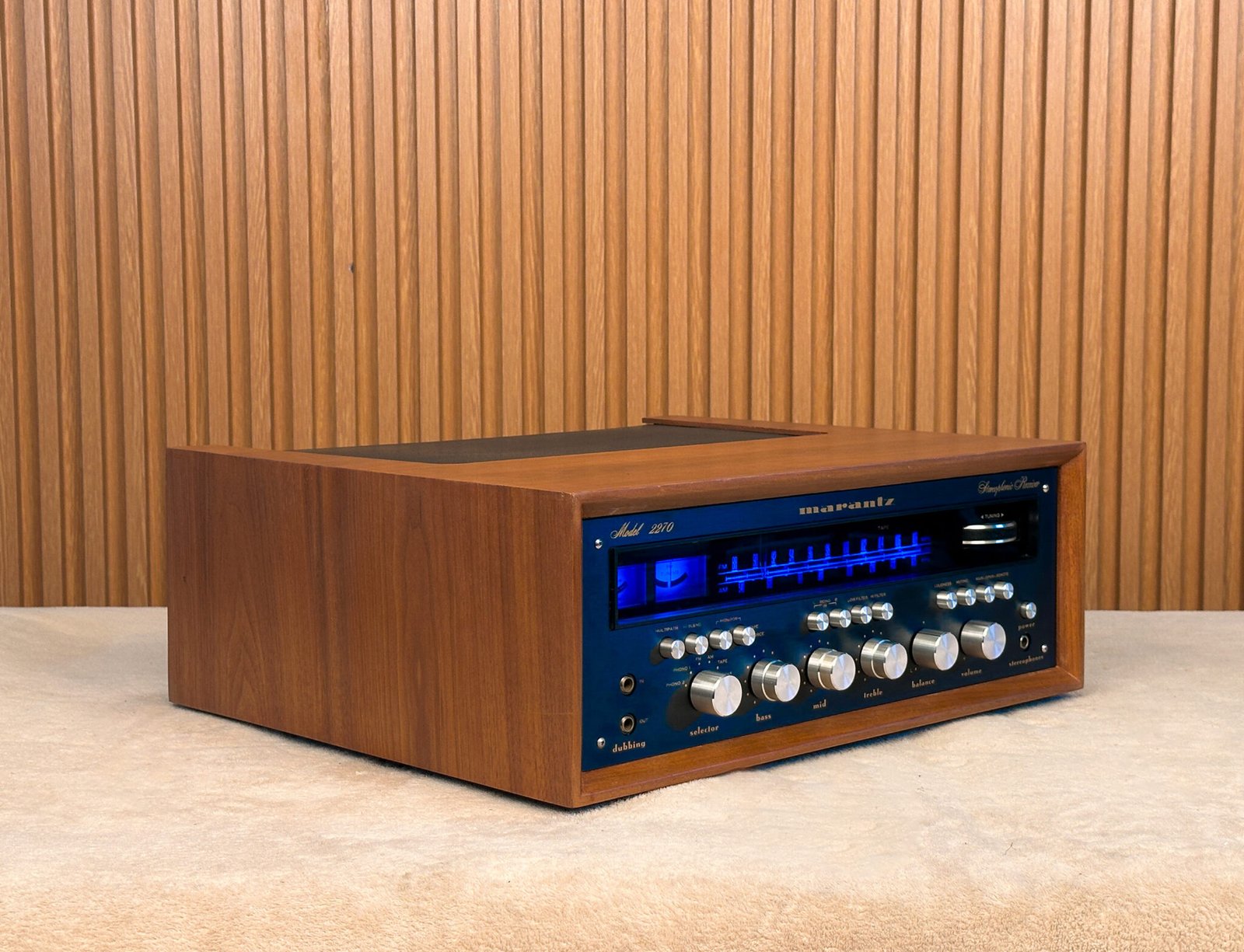 EXCELLENT MARANTZ 2270 BLACK FACE STEREO RECEIVER – BIG POWER, VINTAGE ...