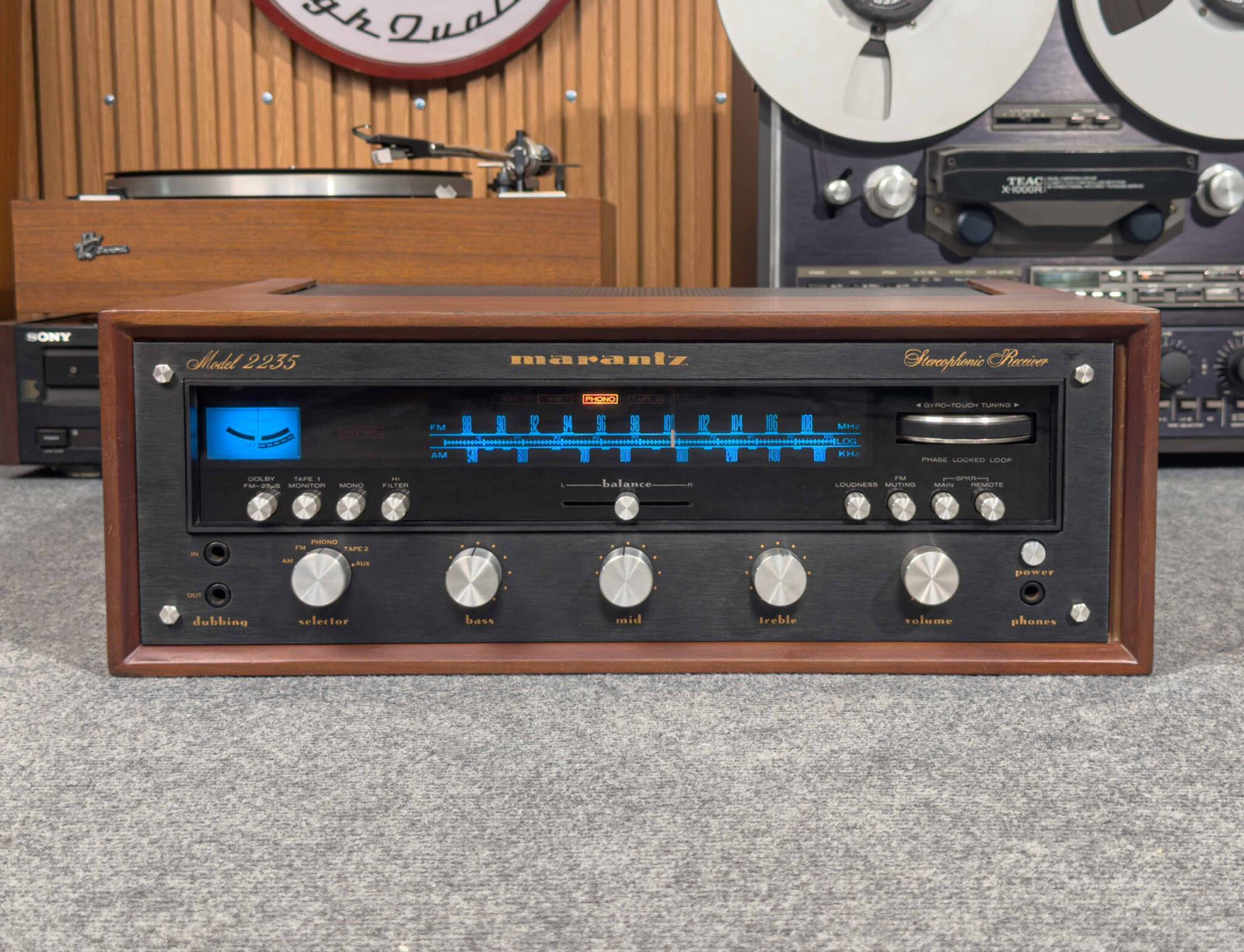 COLLECTOR-GRADE MARANTZ 2235 BLACK FACE STEREO RECEIVER – LEGENDARY ...