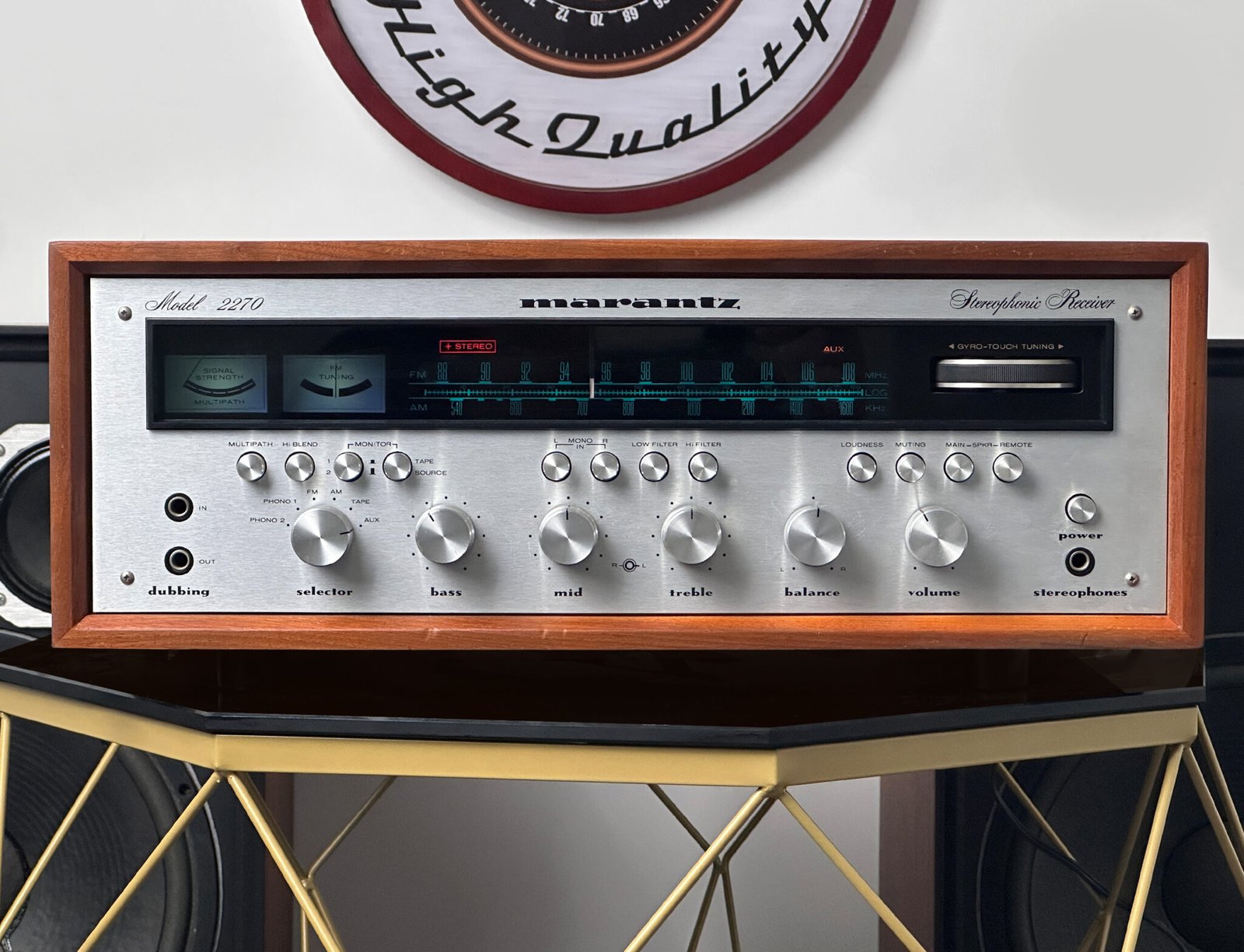 EXCELLENT MARANTZ 2270 STEREO RECEIVER – SILVER FACE ICON – 1-YEAR ...