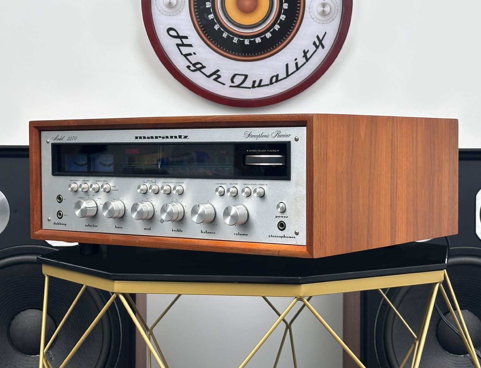 EXCELLENT MARANTZ 2270 STEREO RECEIVER – SILVER FACE ICON – 1-YEAR ...