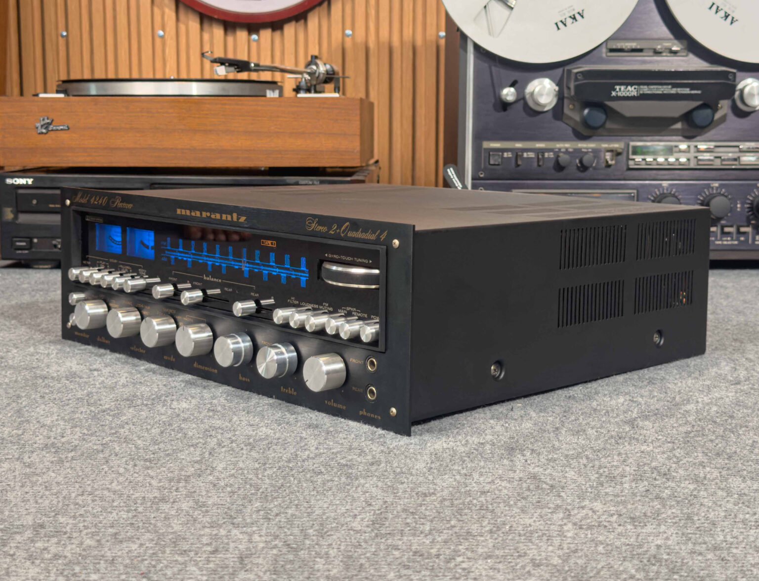 EXCELLENT MARANTZ 4240 QUAD STEREO RECEIVER – VINTAGE 4-CHANNEL POWER ...