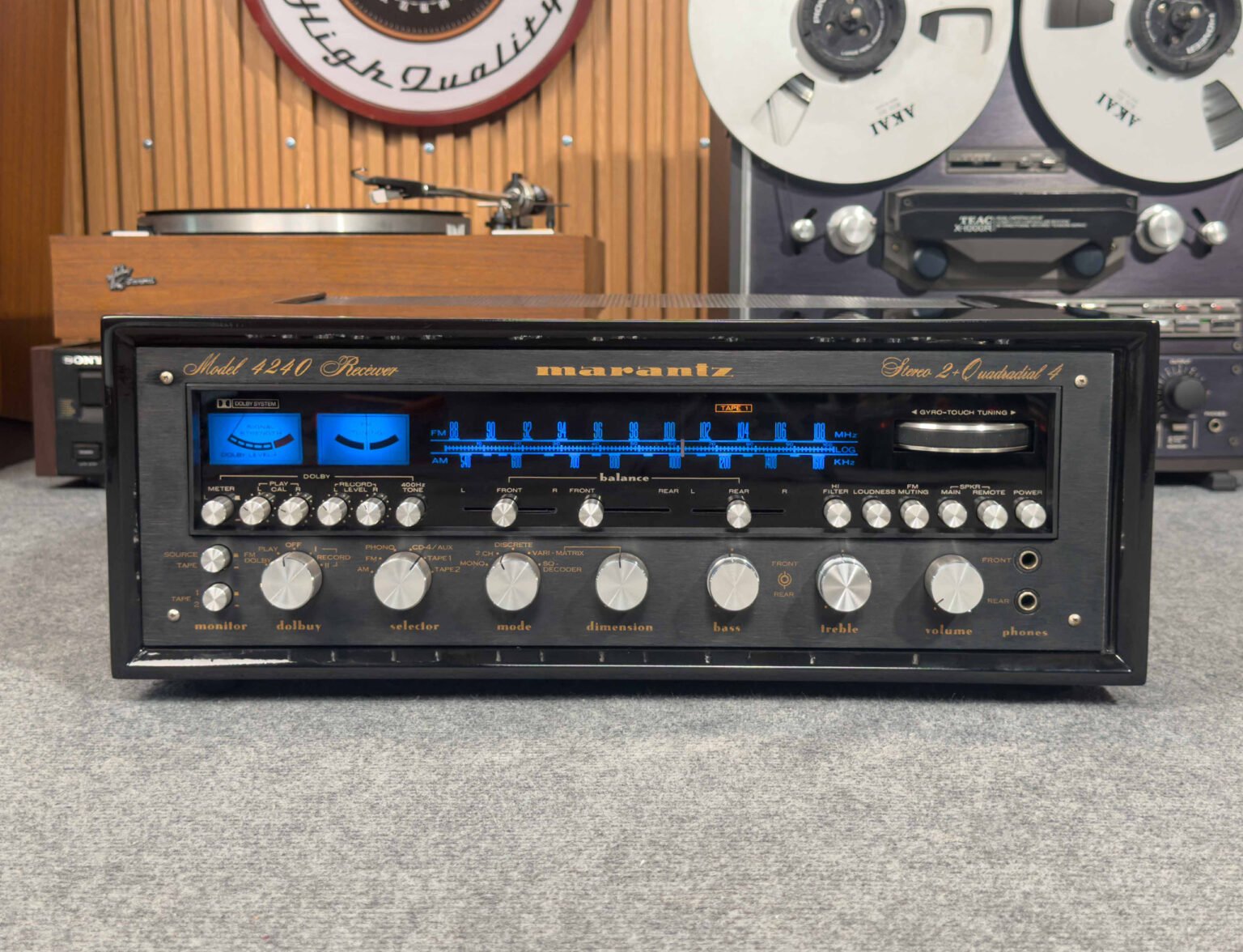EXCELLENT MARANTZ 4240 QUAD STEREO RECEIVER – VINTAGE 4-CHANNEL POWER ...
