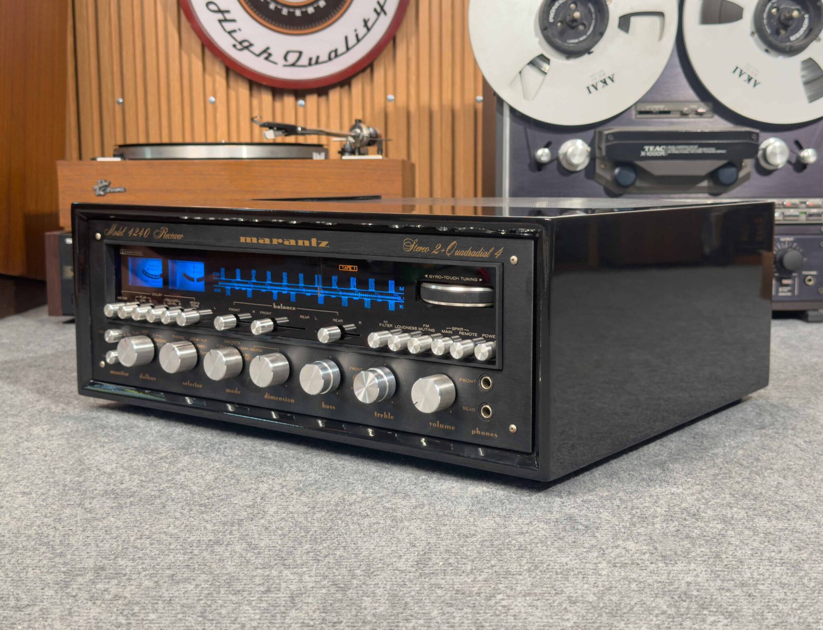 EXCELLENT MARANTZ 4240 QUAD STEREO RECEIVER – VINTAGE 4-CHANNEL POWER ...