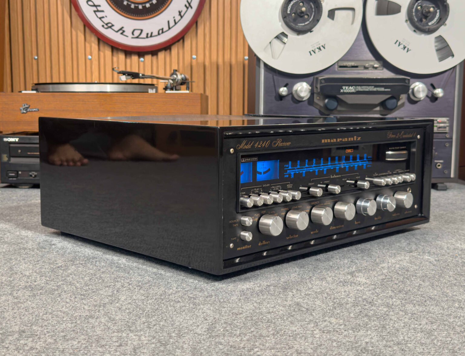 EXCELLENT MARANTZ 4240 QUAD STEREO RECEIVER – VINTAGE 4-CHANNEL POWER ...