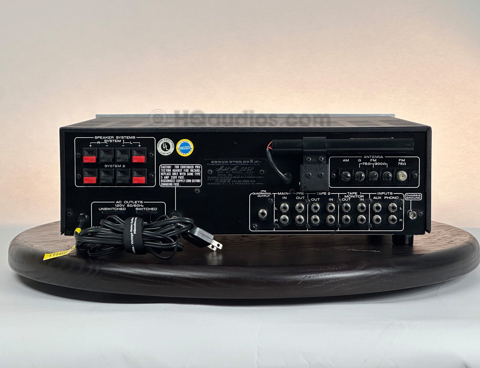 Marantz 2252 Stereo Receiver– Recapped & Serviced- WC22 Case Included-1 ...
