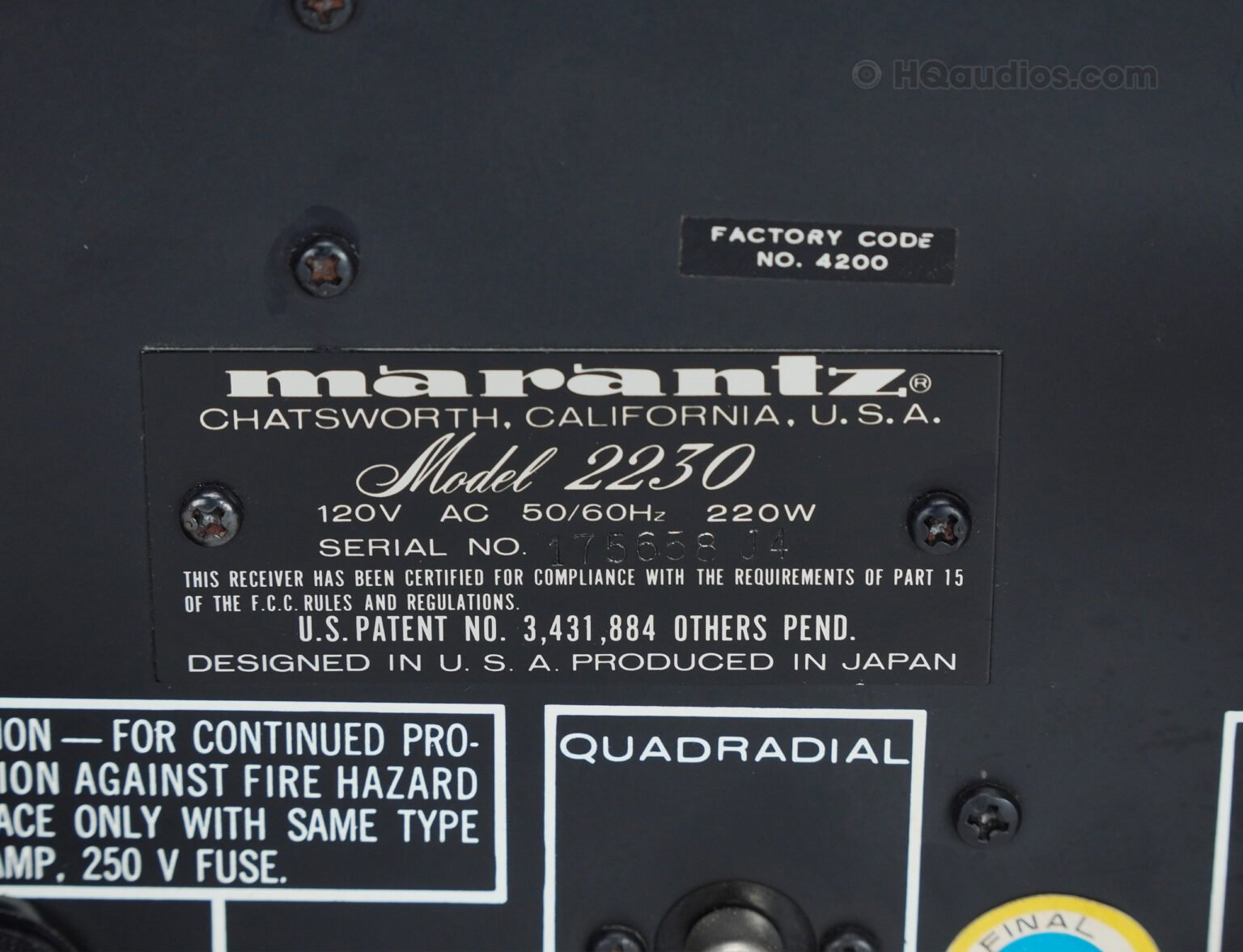 Marantz 2230 Receiver – Fully Serviced, Restored, Carefully Recapped ...