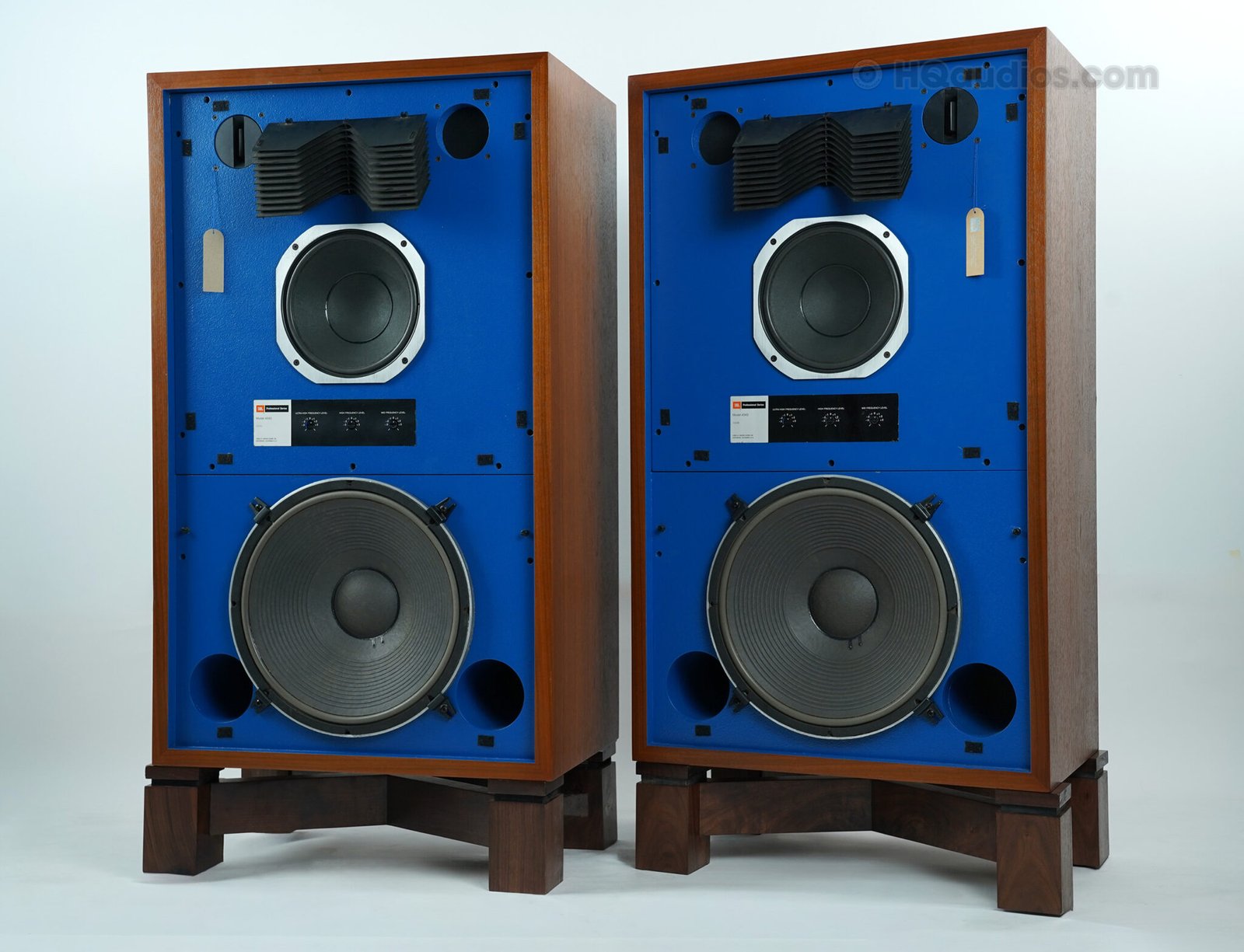 Excellent JBL 4343 Vintage Studio Monitor Speakers with Matching Stands ...